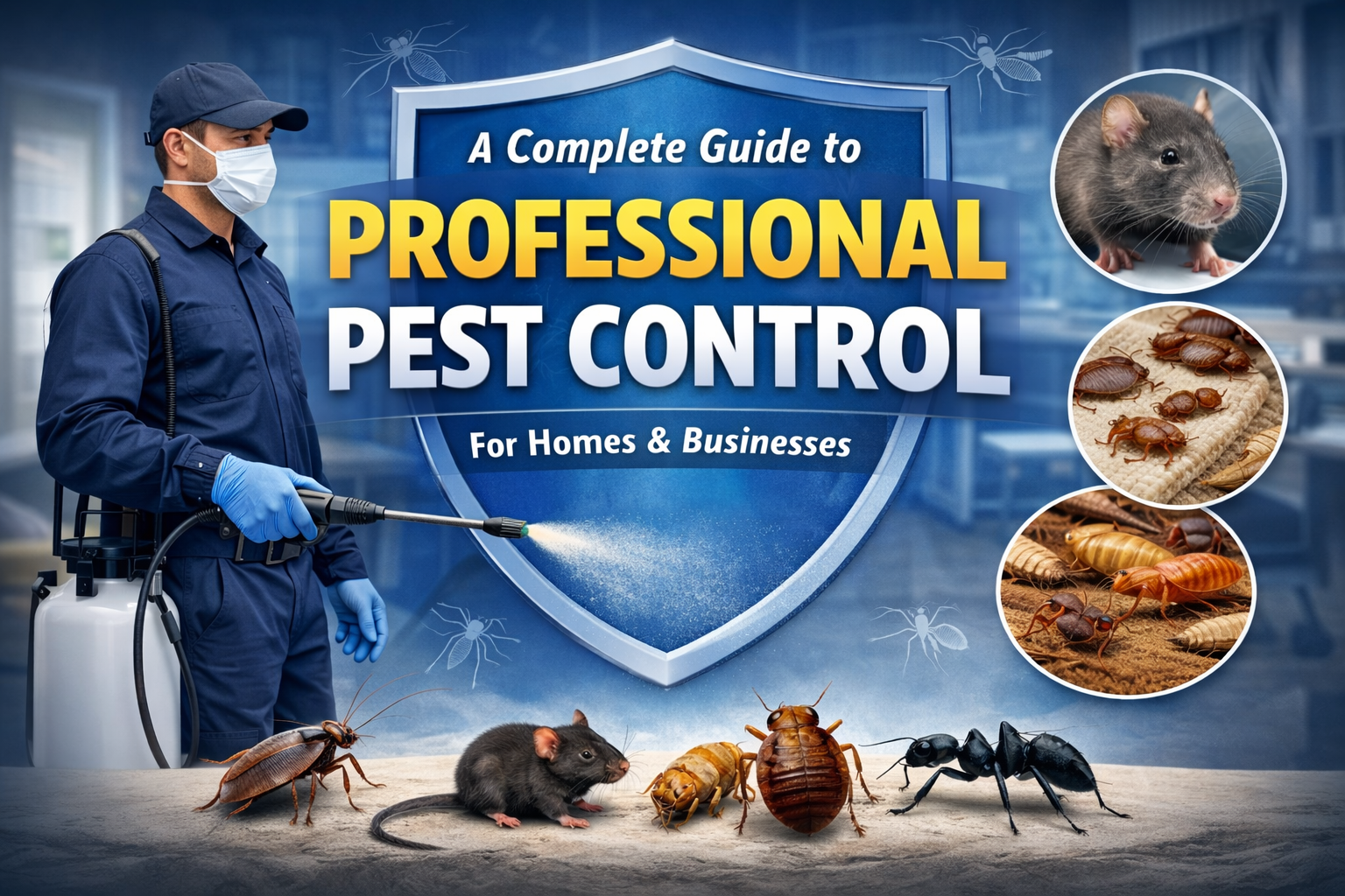 A Complete Guide to Professional Pest Control for Homes & Businesses